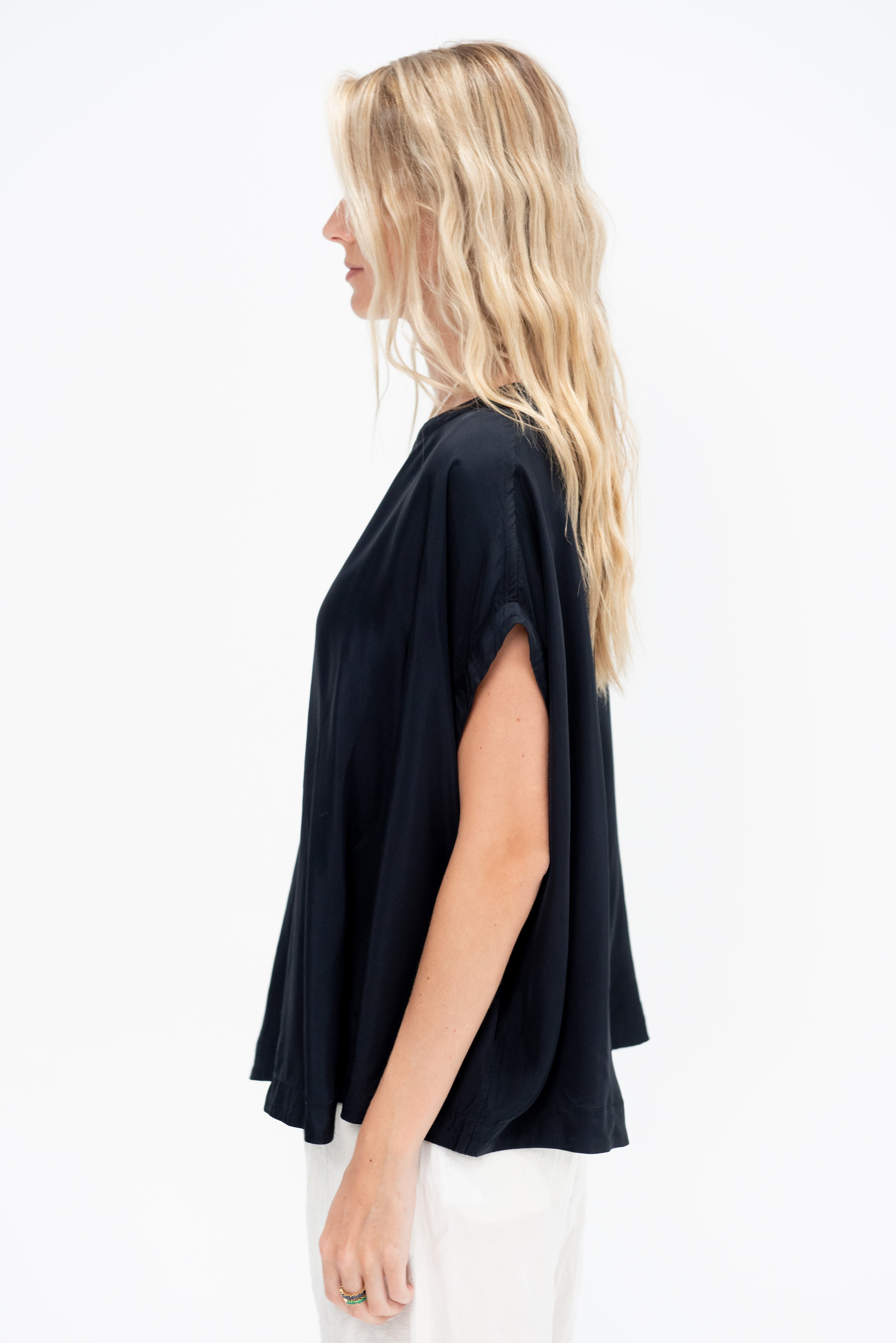 Casey Casey Francesca Top, Night – Kick Pleat