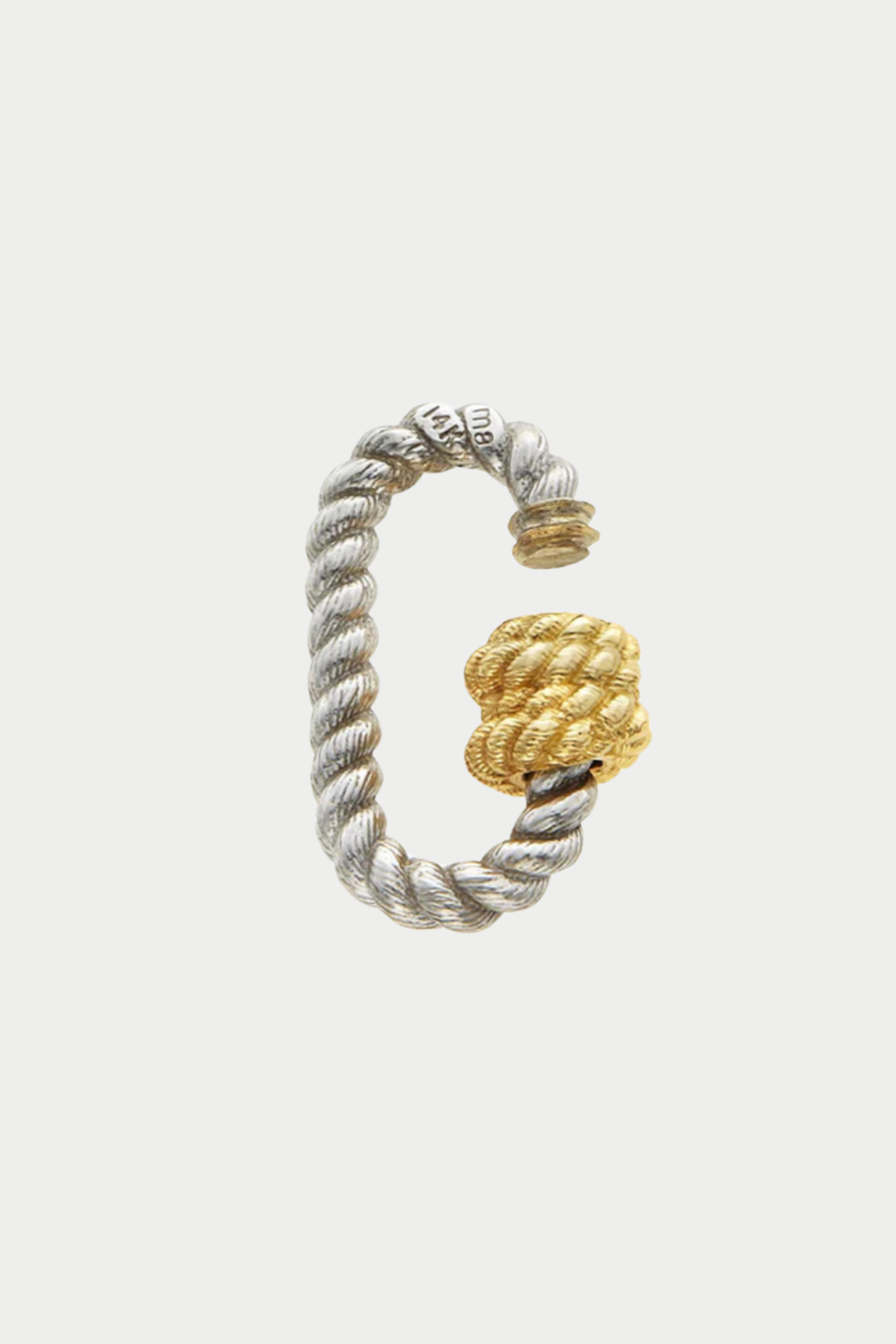 Twisted Lock, Mixed Metal – Kick Pleat