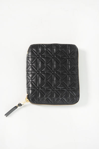 Embossed Leather Wallet – Kick Pleat