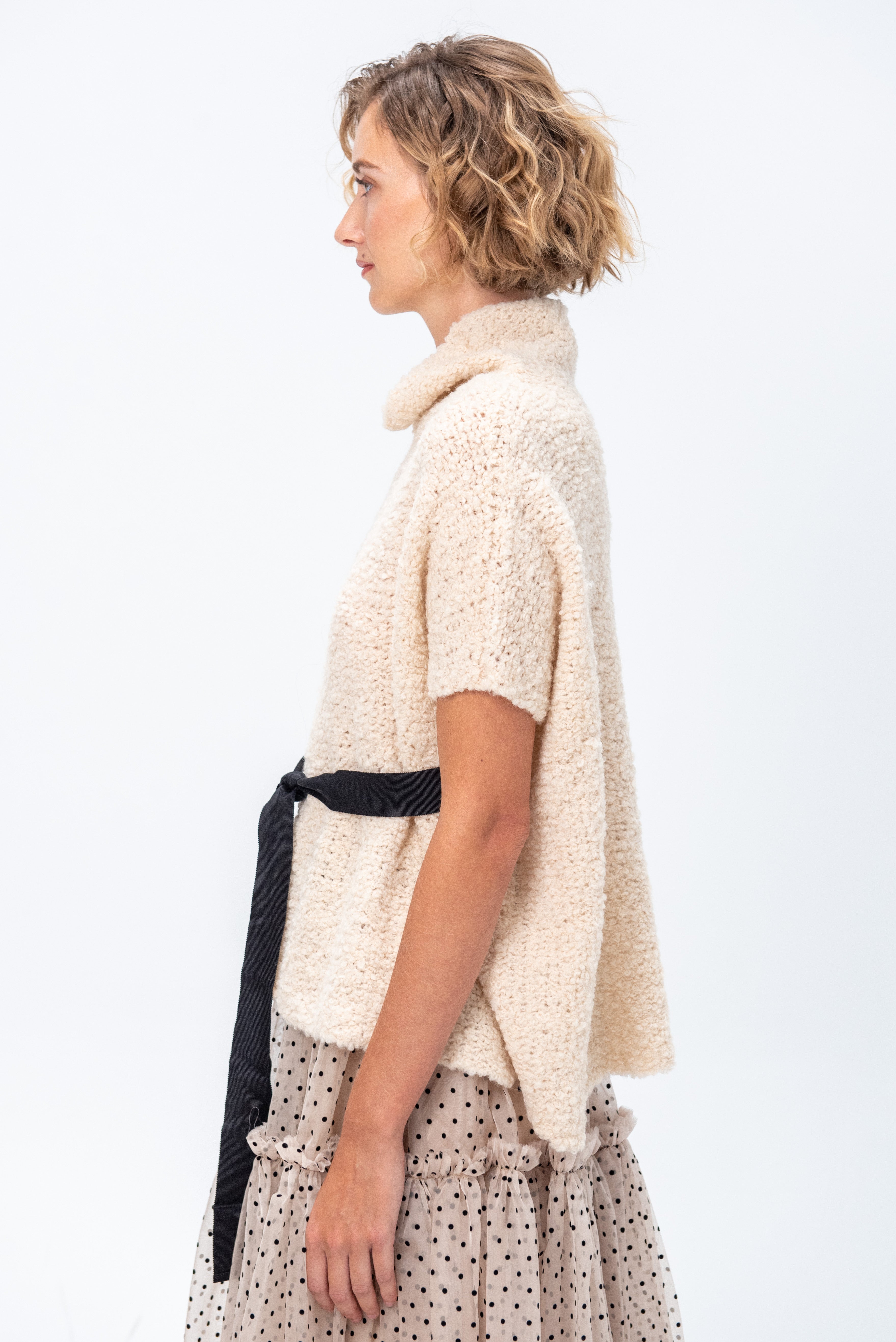 Wool Alpaca Sweater, Almond – Kick Pleat