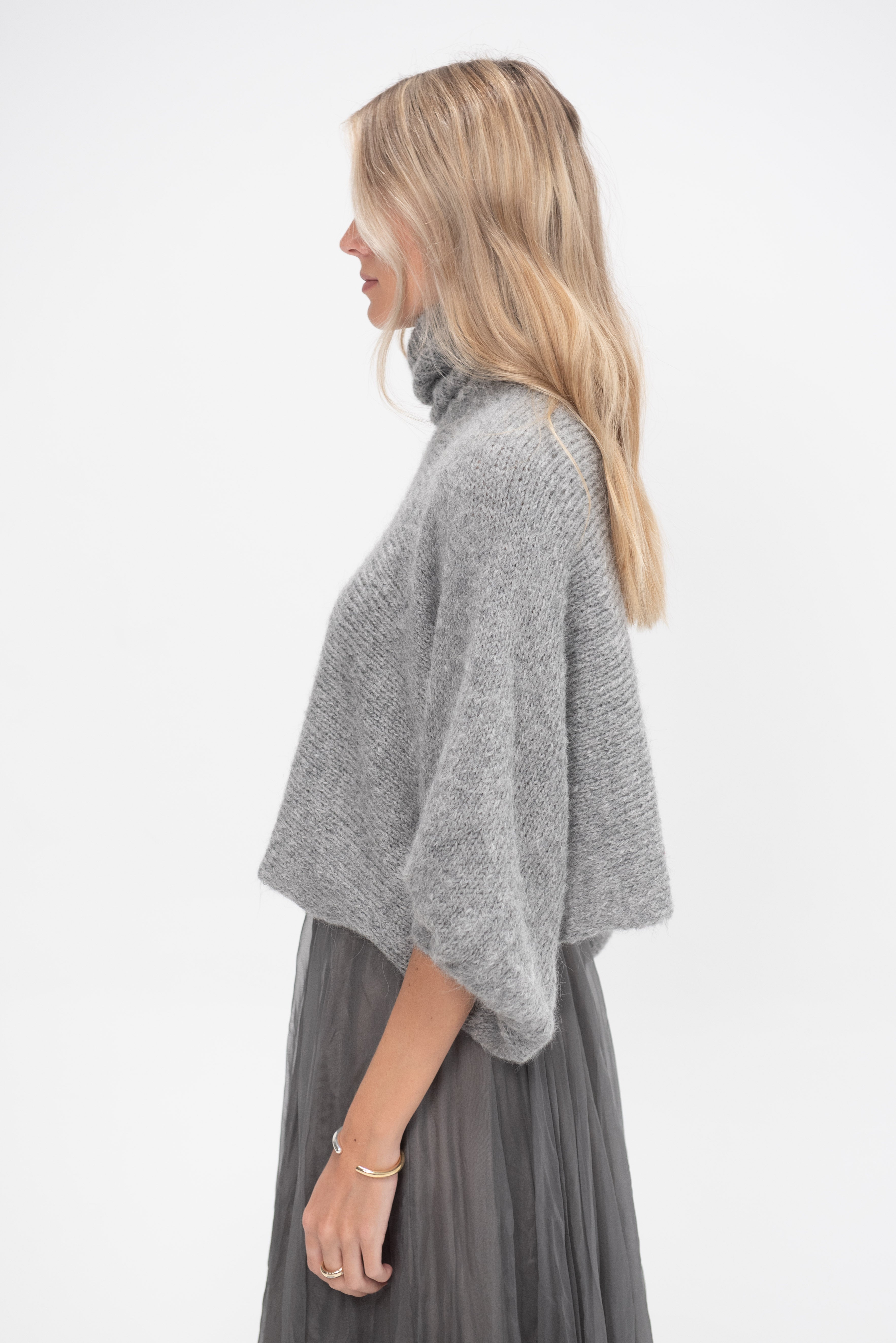 Louiza Babouryan Alpaca Turtleneck – Kick Pleat