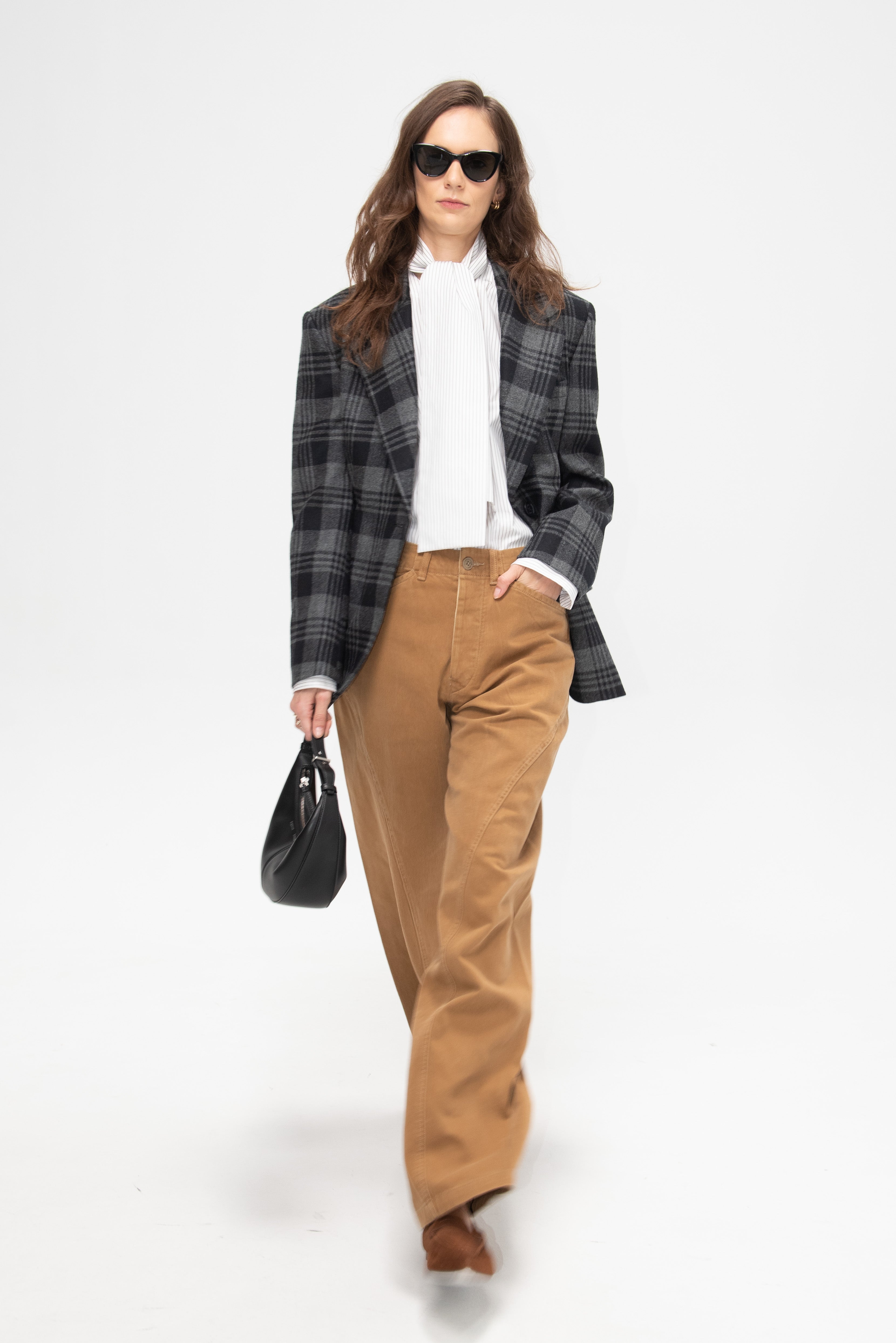 Daria Jacket, Grey Multi – Kick Pleat