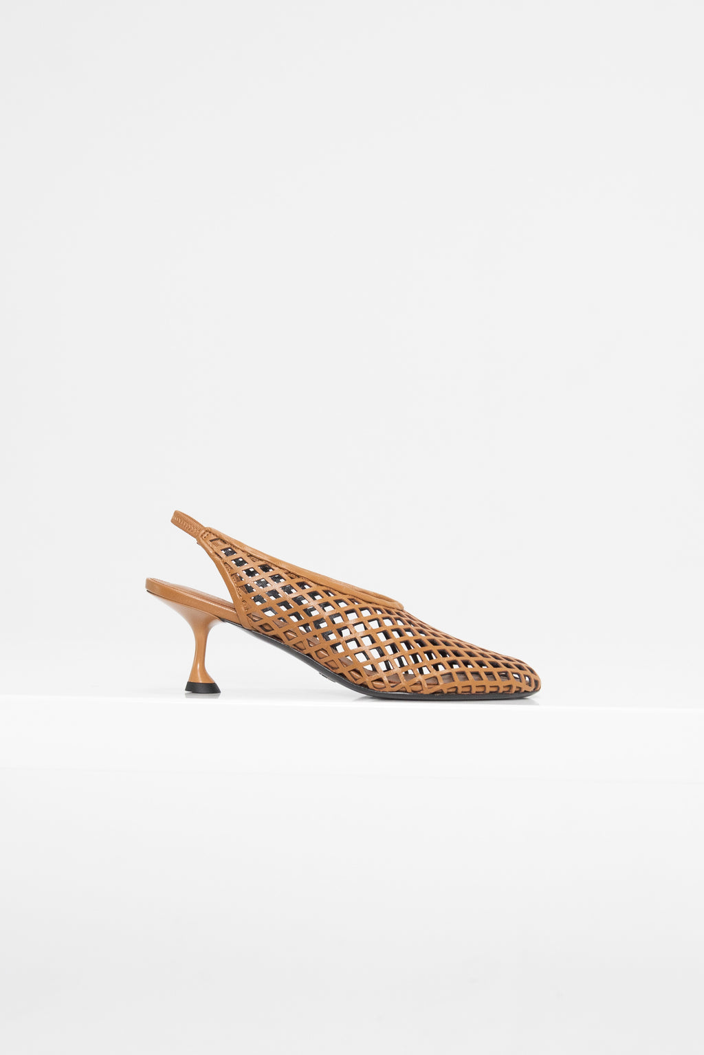 Proenza Schouler Tee Perforated Slingback Pumps, Mud – Kick Pleat