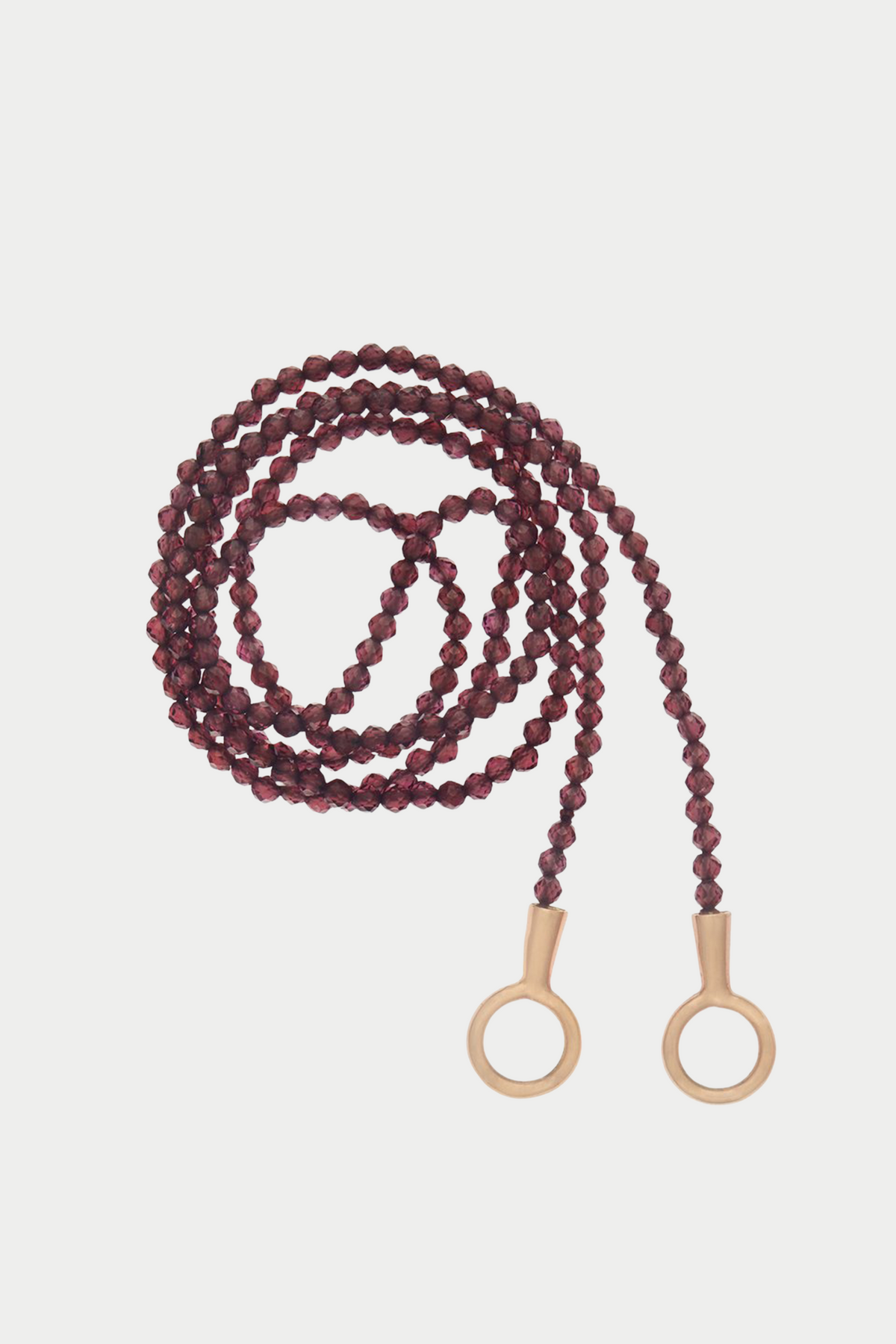 Marla Aaron 16" itty bitty garnet strand – Kick Pleat
