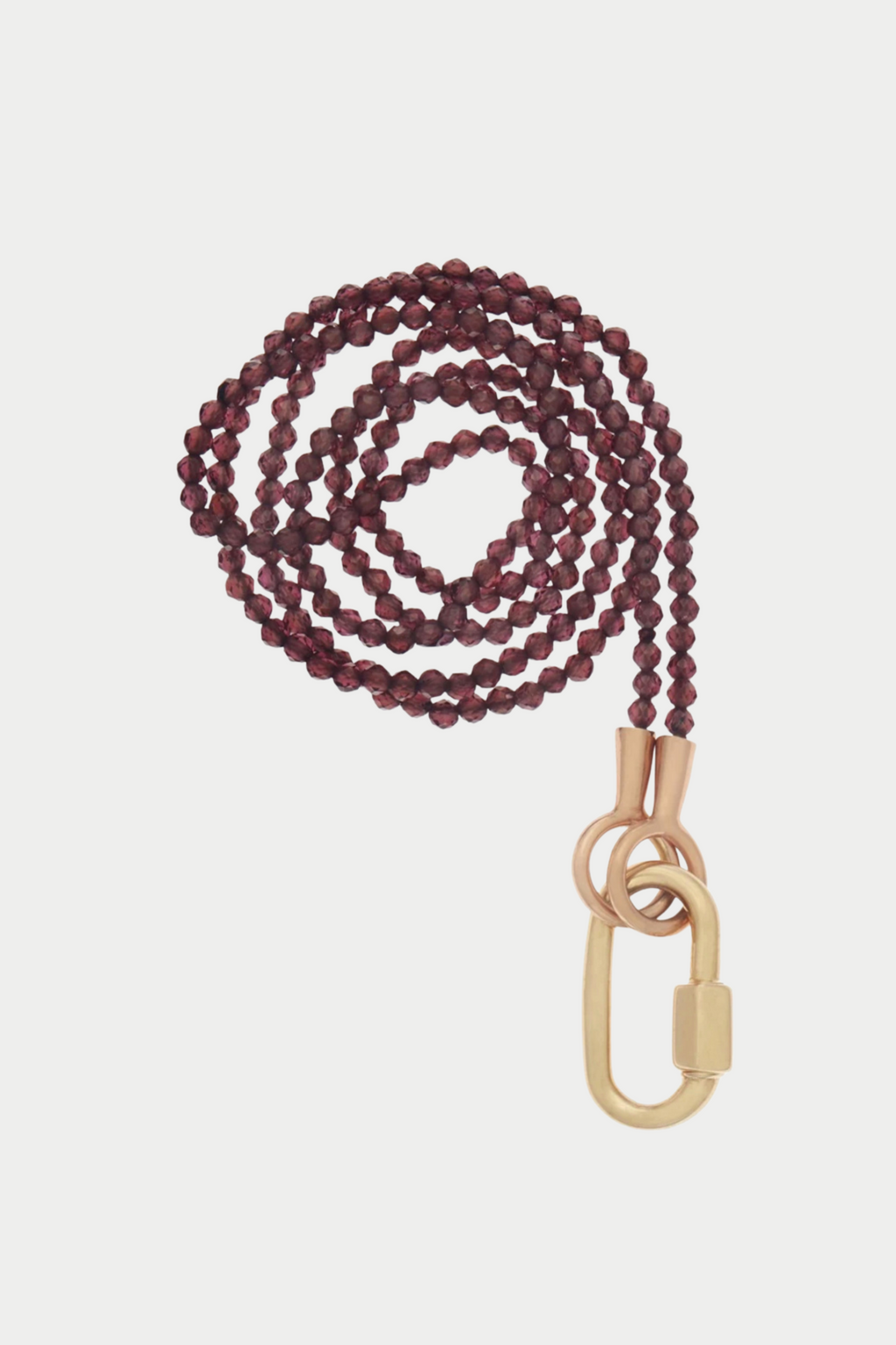 Marla Aaron 16" itty bitty garnet strand – Kick Pleat